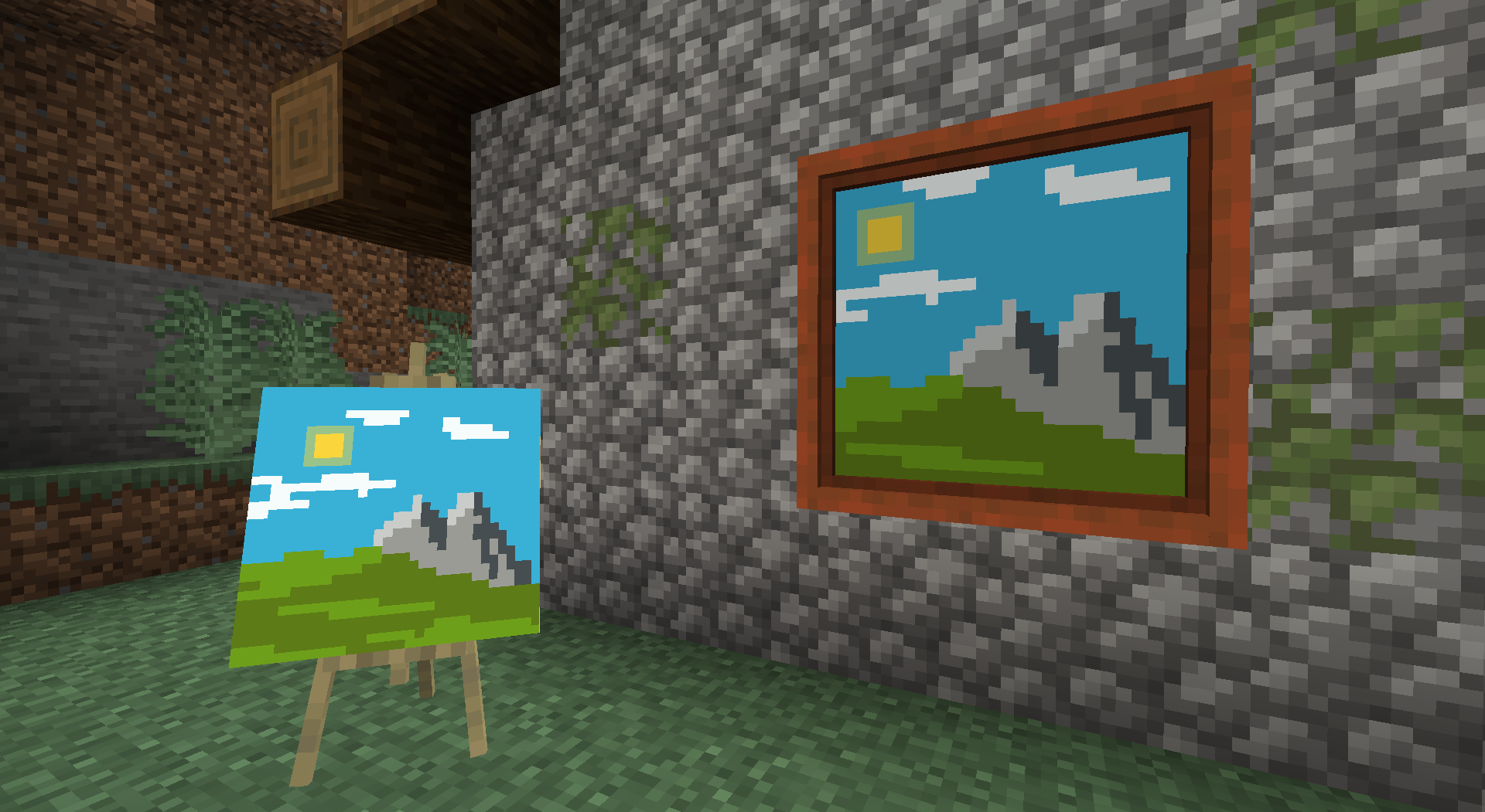 Minecraft Paintings High Resolution At Paula Silber Blog