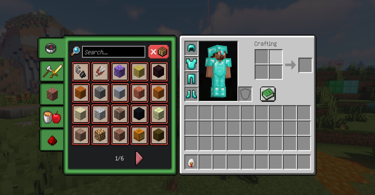 Amethyst Theme для Майнкрафт 1.21.11