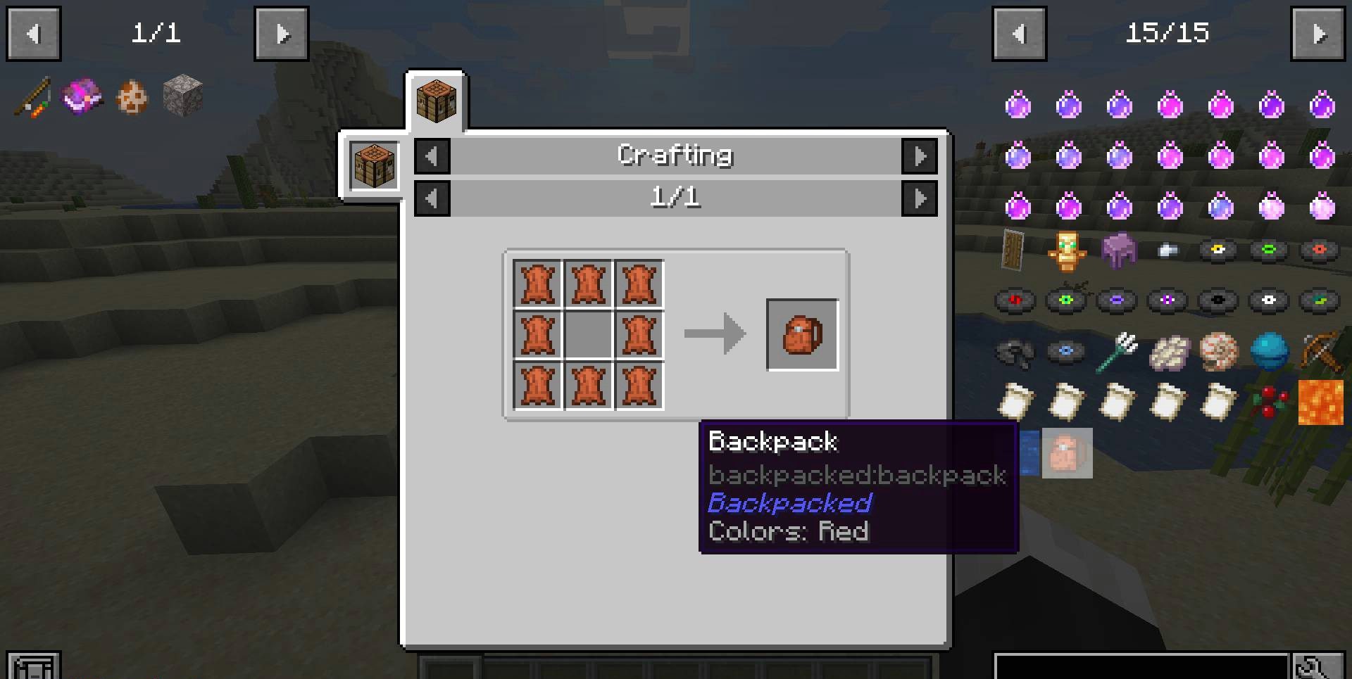 Backpacked for Minecraft 1.20.6