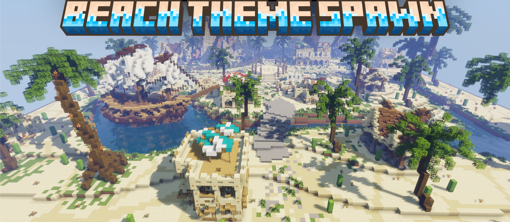 Beach Theme Spawn | Карта Майнкрафт