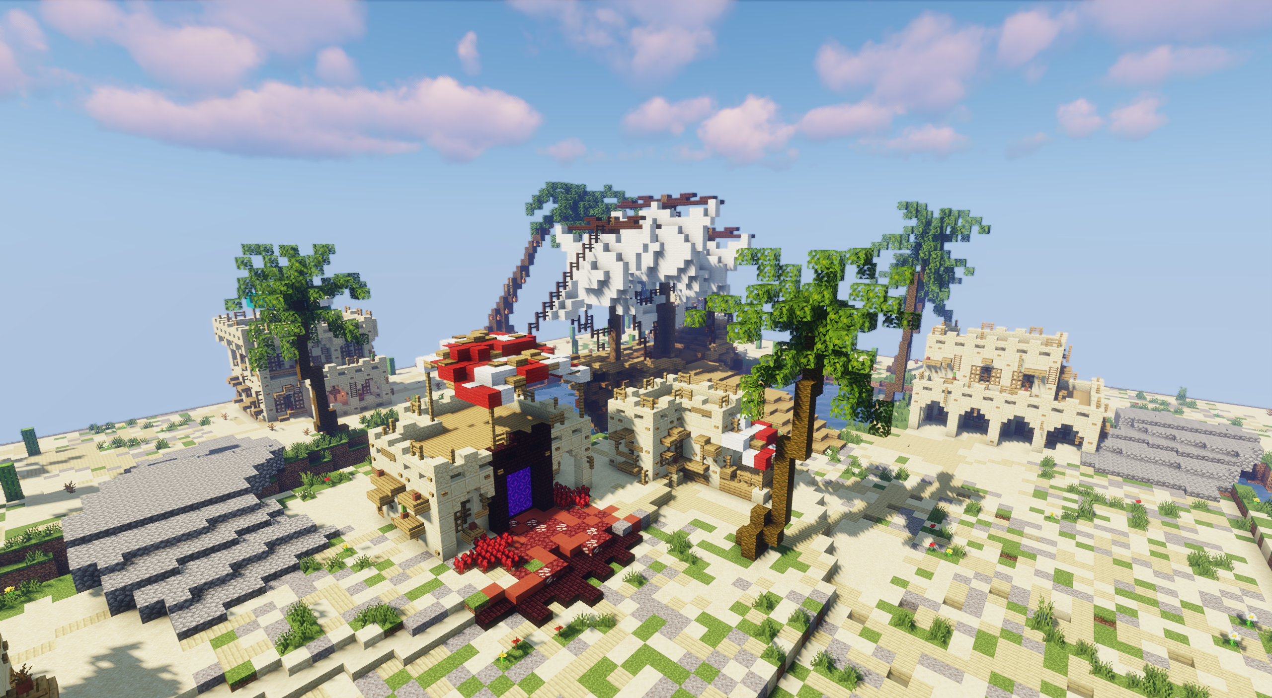 Beach Theme Spawn | Карта Майнкрафт