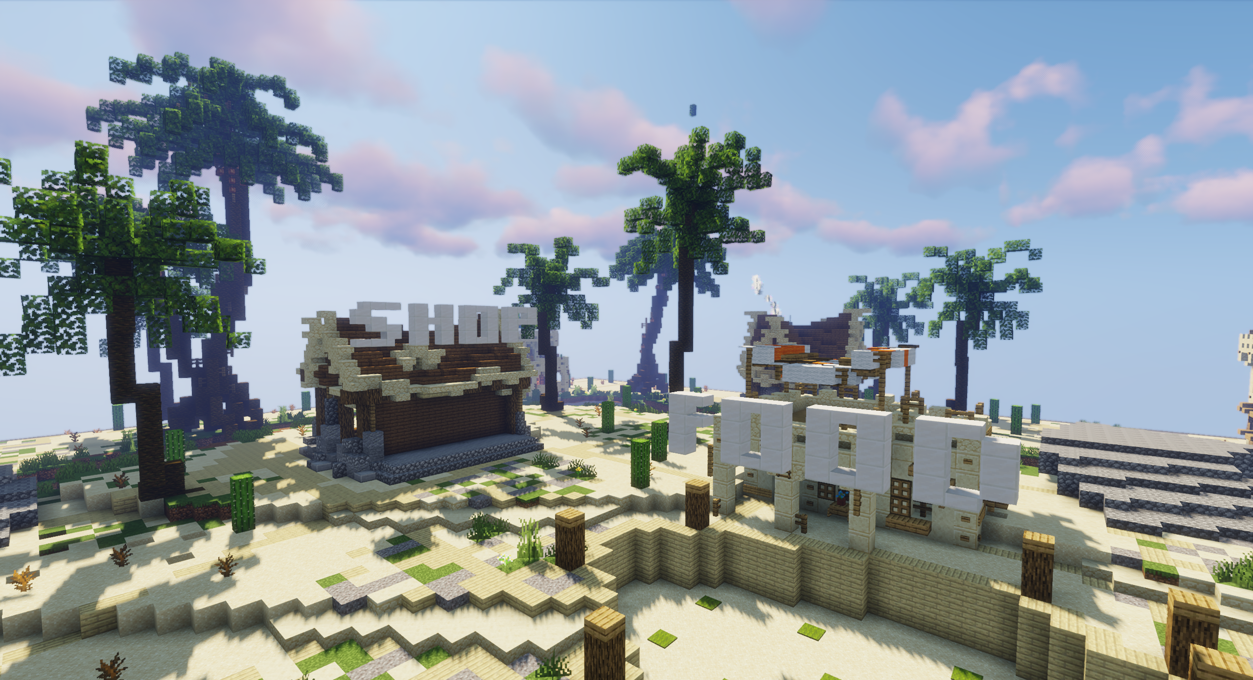 Beach Theme Spawn | Карта Майнкрафт