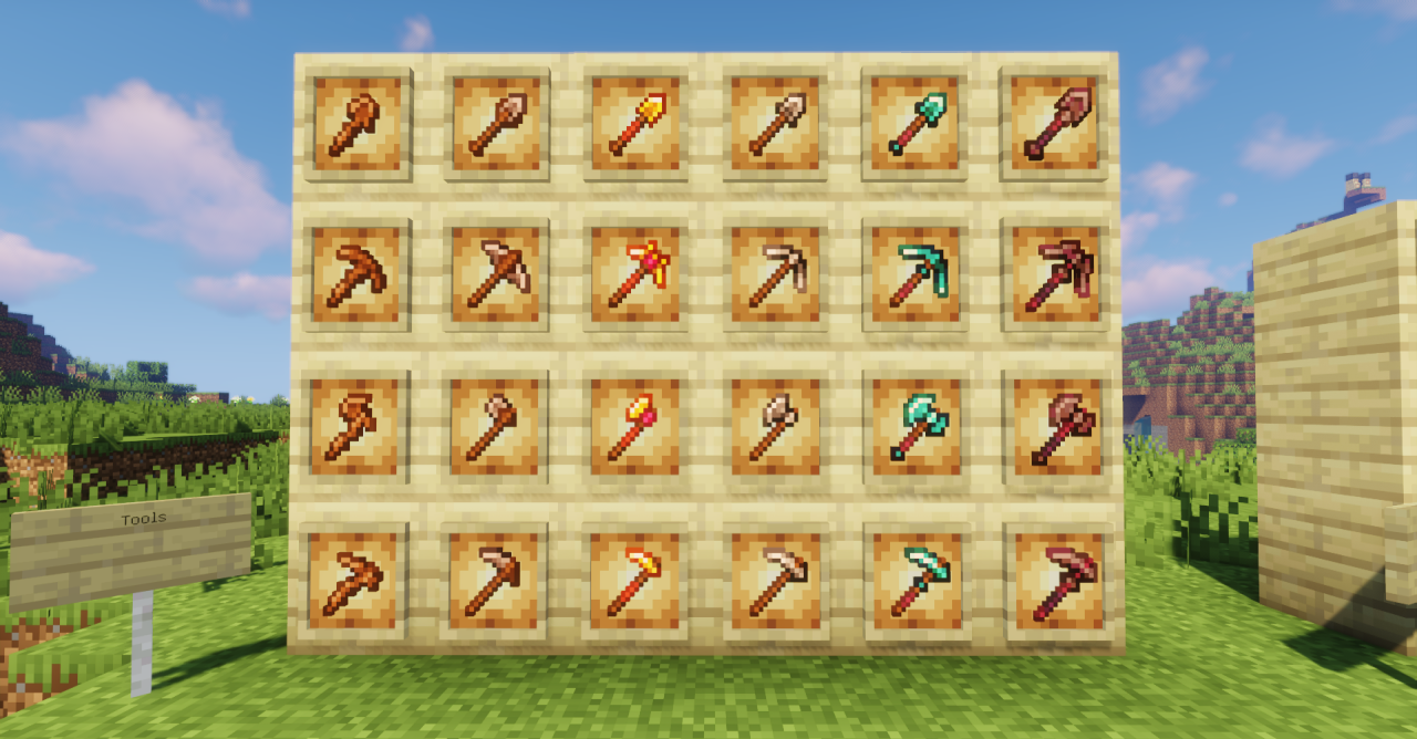 Bexla’s Reimagined Tools для Майнкрафт 1.21.8