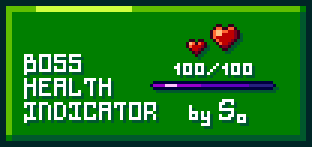 Boss Health Indicator for Minecraft Pocket Edition 1.21