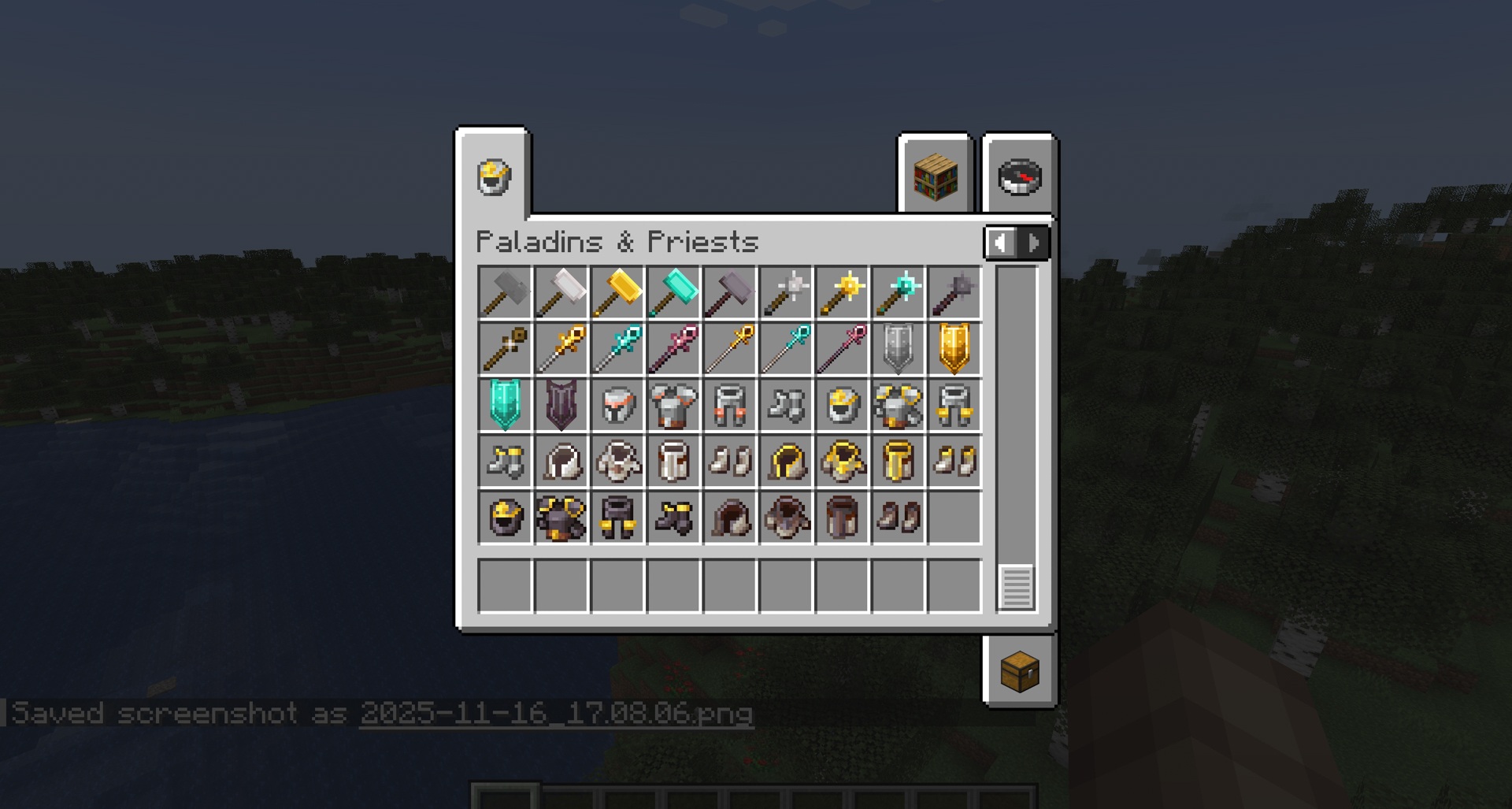 CTOV Paladins And Priests Combat для Minecraft 1.19.4