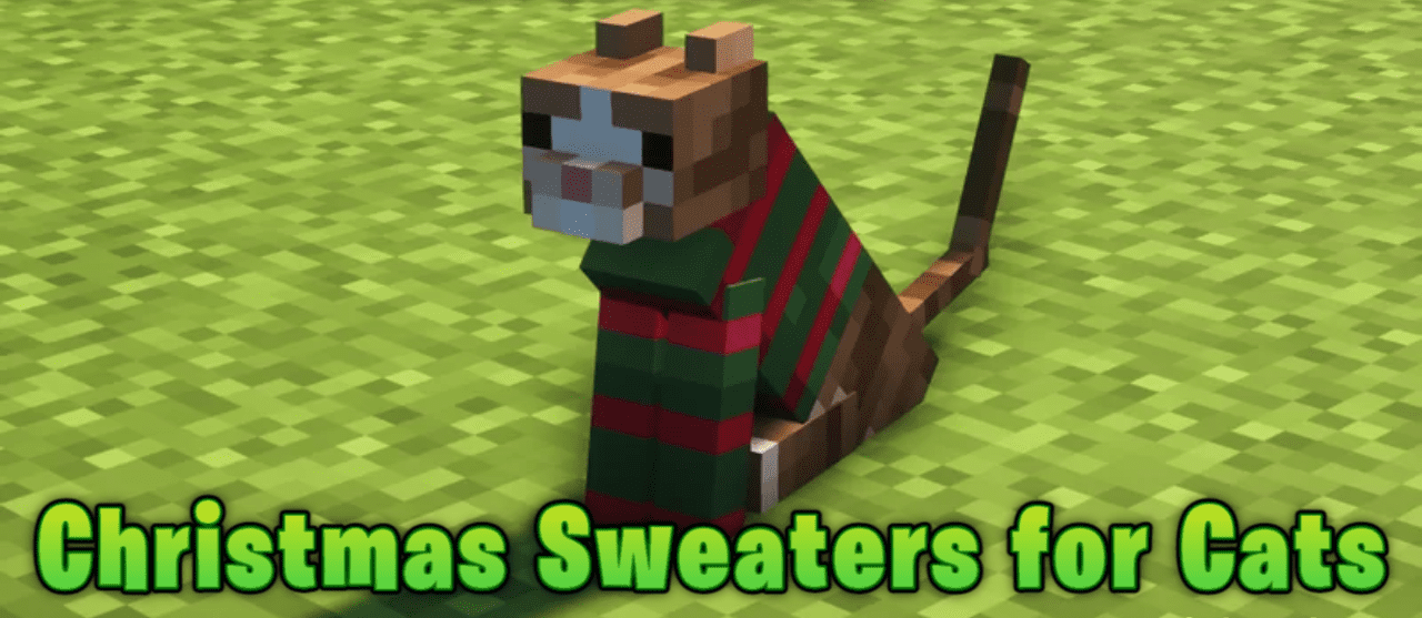 Christmas Sweaters For Cats for Minecraft 1.21.11