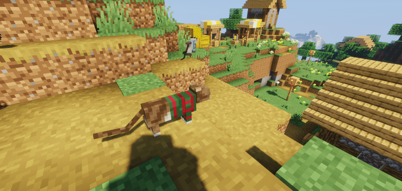 Christmas Sweaters For Cats for Minecraft 1.21.11
