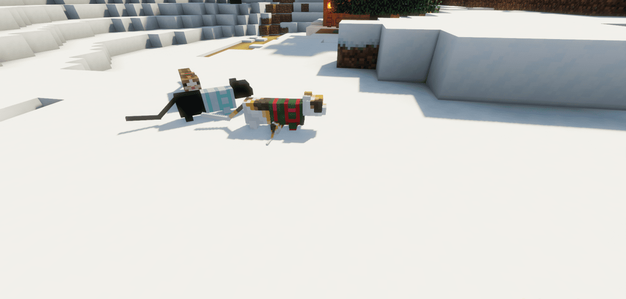 Christmas Sweaters For Cats for Minecraft 1.21.11