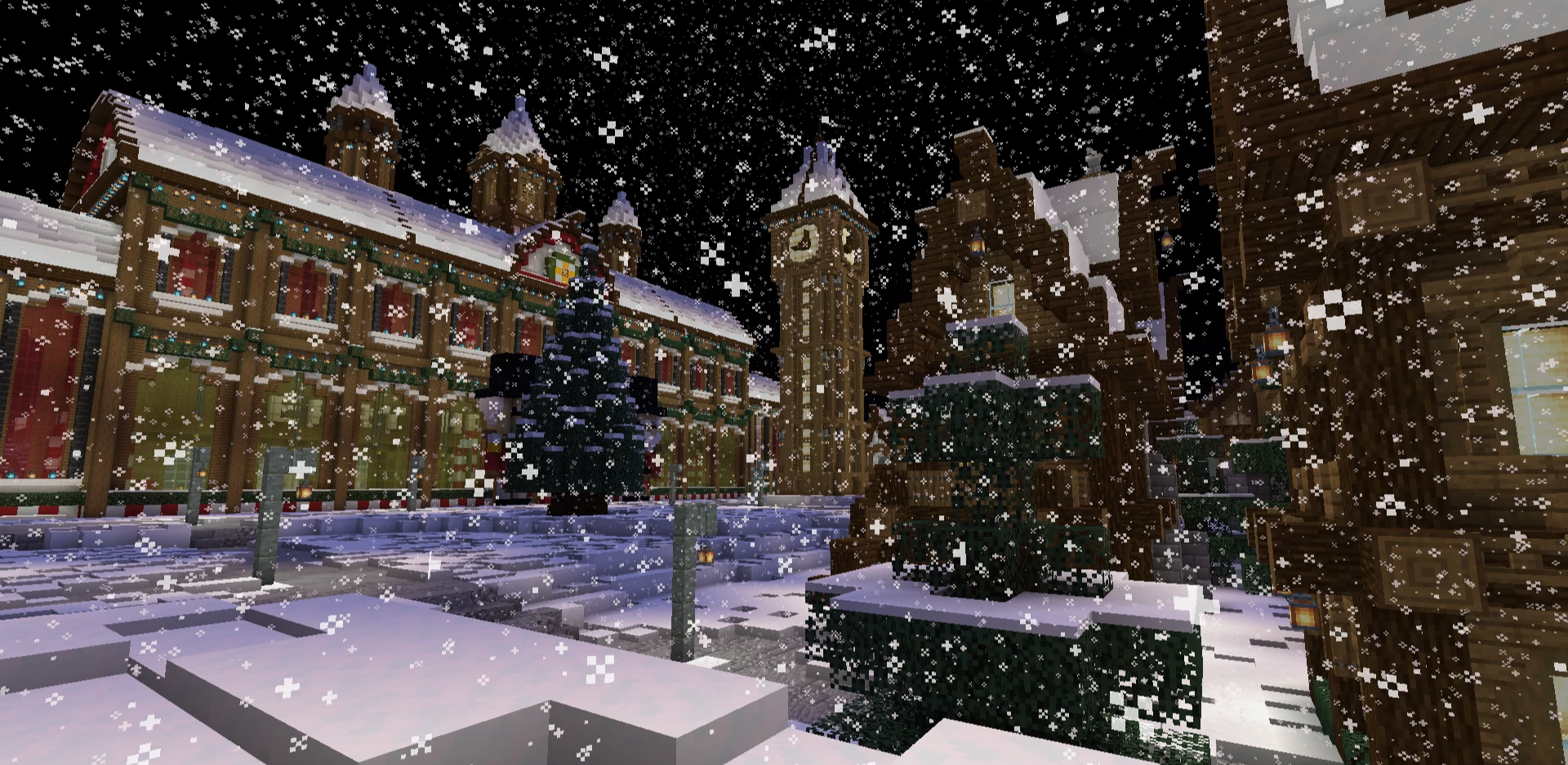 Christmas Winter Village | Minecraft Map