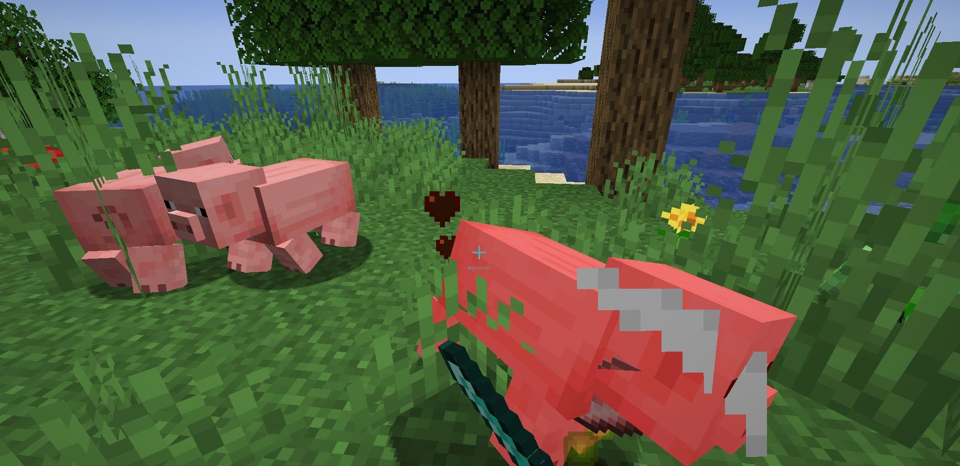 Clean Swing Through Grass for Minecraft 1.21.11