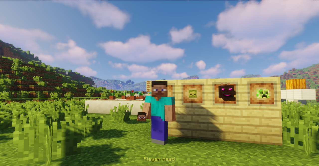 Corrected Mob Heads for Minecraft 1.21.8