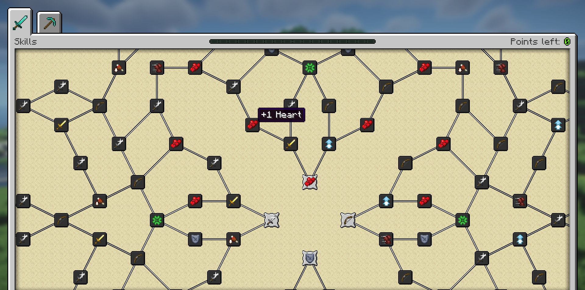 Default Skill Trees for Minecraft 1.21.8