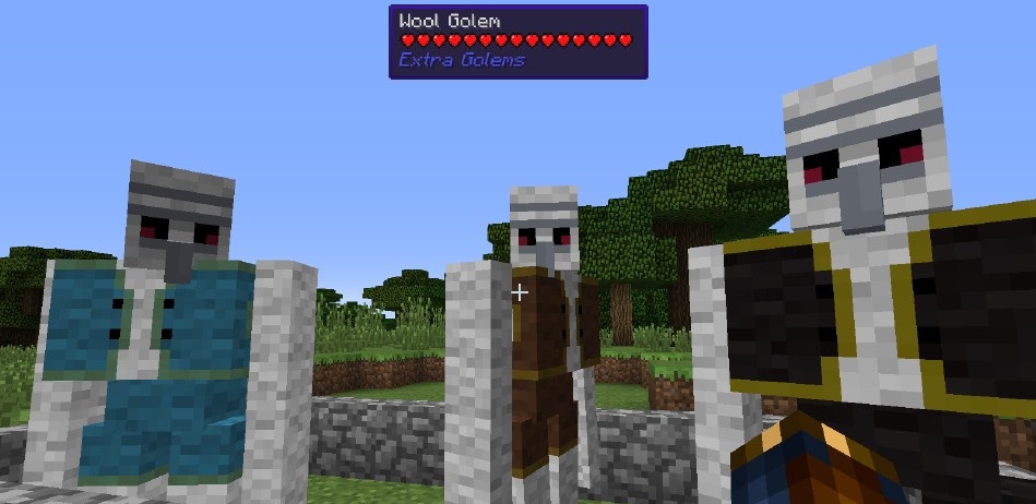 Extra Golems for Minecraft 1.12.2