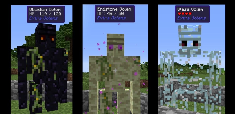 Extra Golems for Minecraft 1.12.2