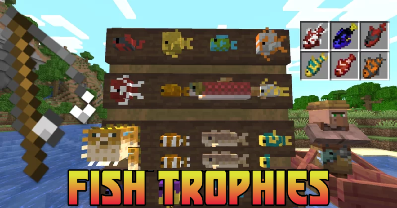 Fish Trophies for Minecraft 1.21.10