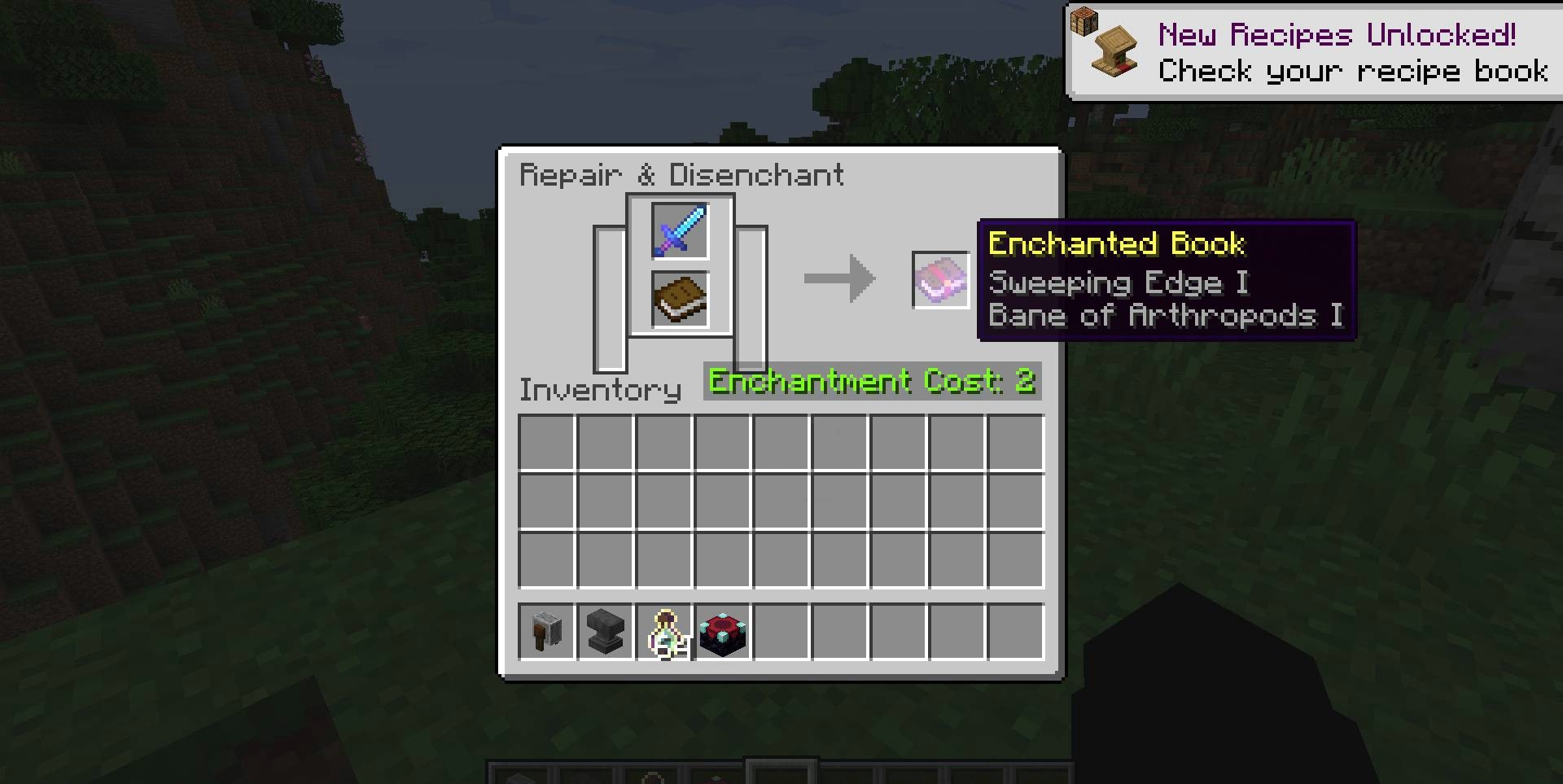 Grind Enchantments для Minecraft 1.21.11