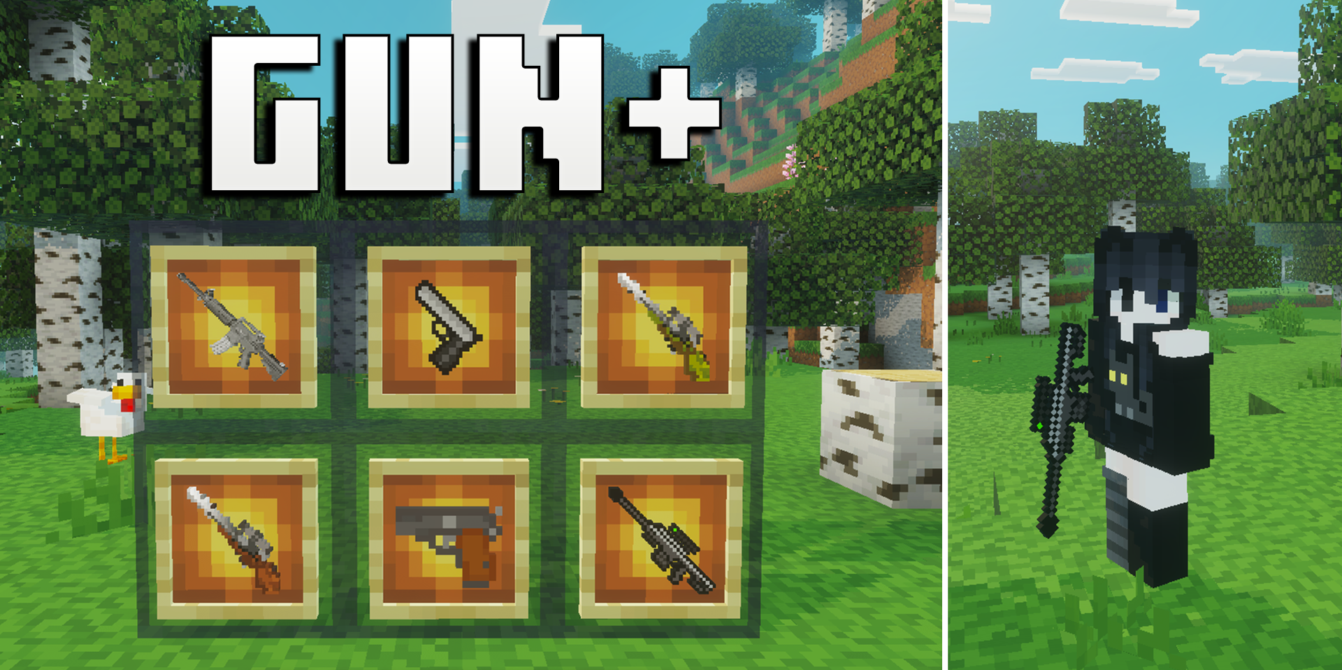 Gun Plus for Minecraft Pocket Edition 26.x