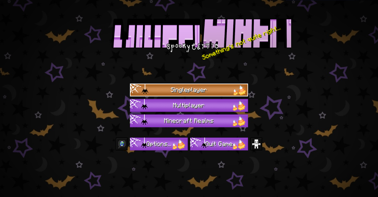 Halloween Spooky GUI для Майнкрафт 1.21.9
