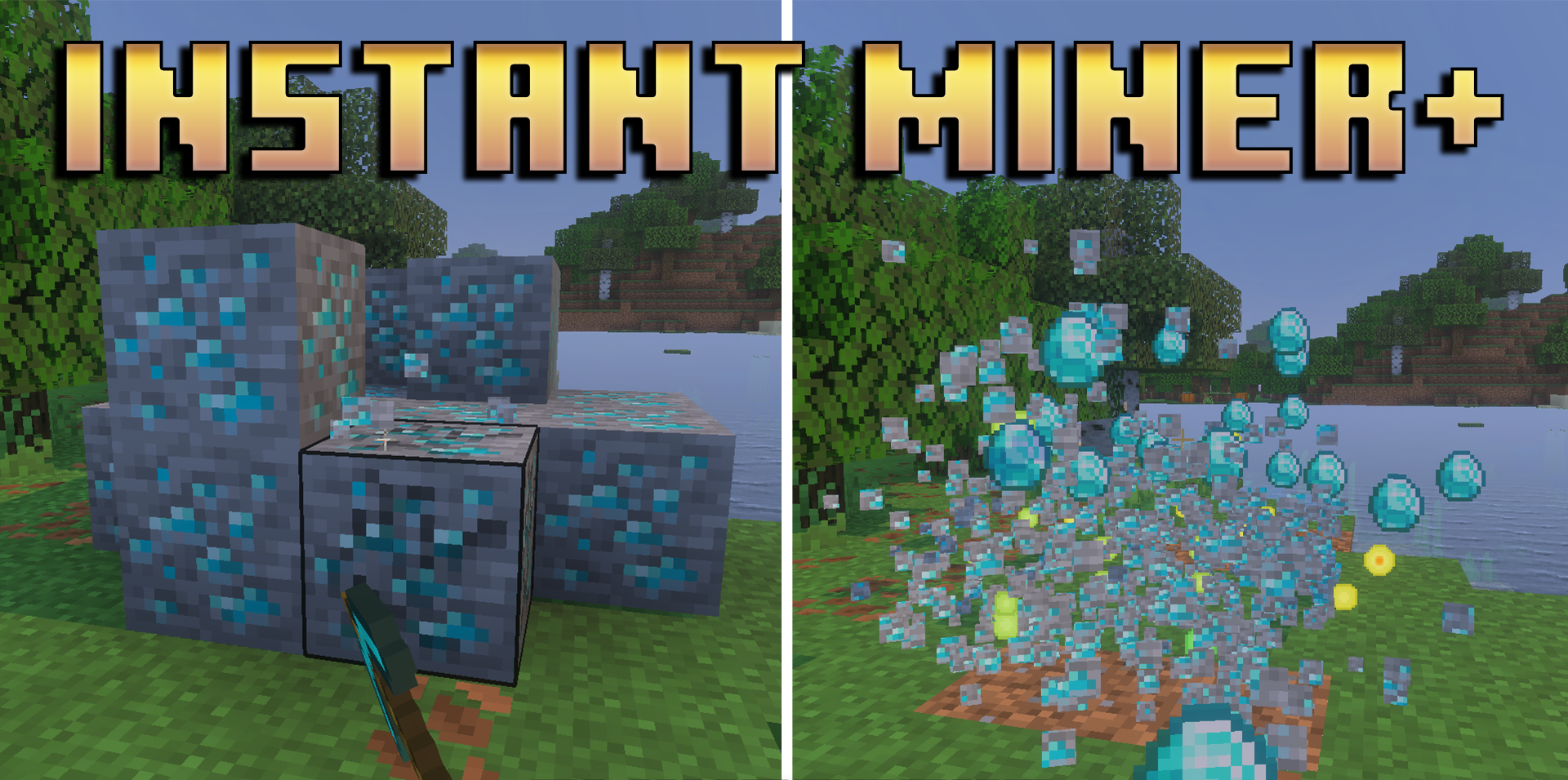 Instant Miner Plus for Minecraft Pocket Edition 26.x