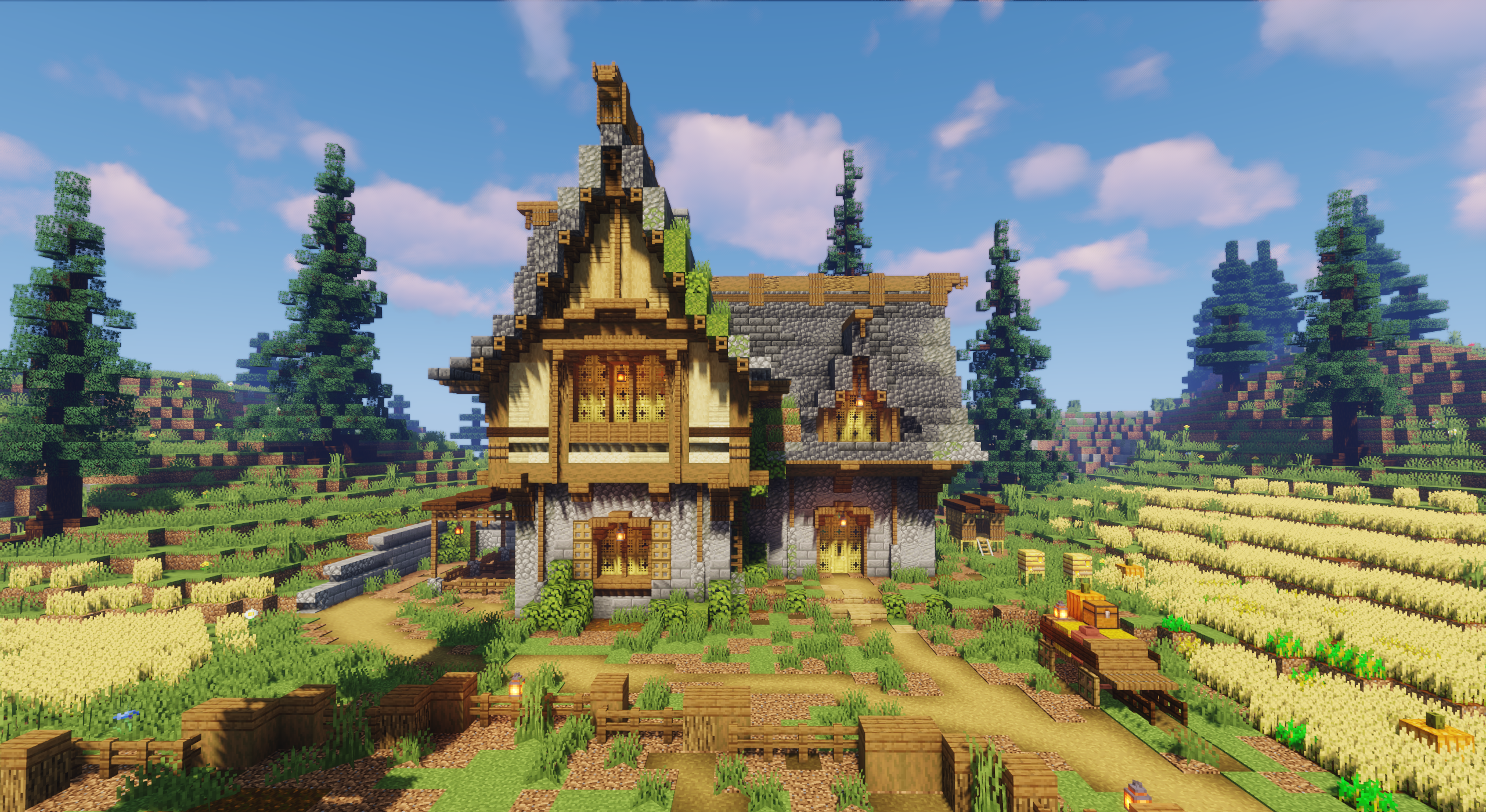 Medieval Farmstead | Minecraft Map