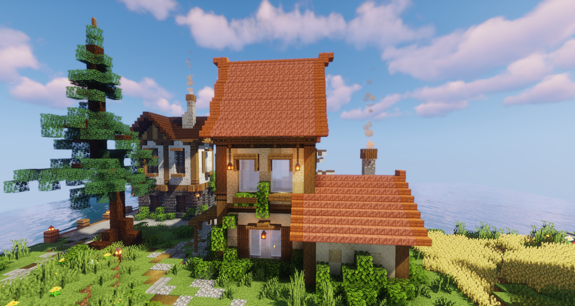 Medieval Seaside Village | Карта Майнкрафт