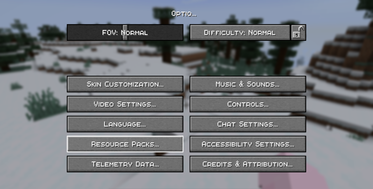 Qrafty’s Capitalized Font для Майнкрафт 26.1.2