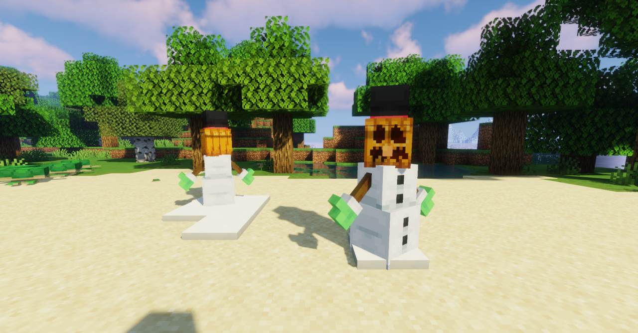 Remodeled Snowman for Minecraft 1.21.11