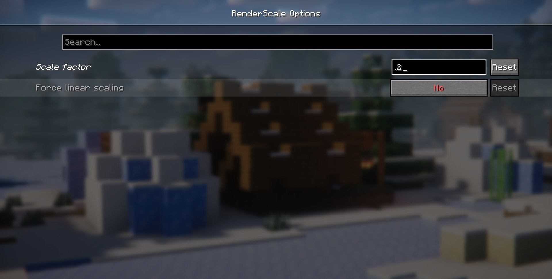 Render Scale for Minecraft 1.21.10