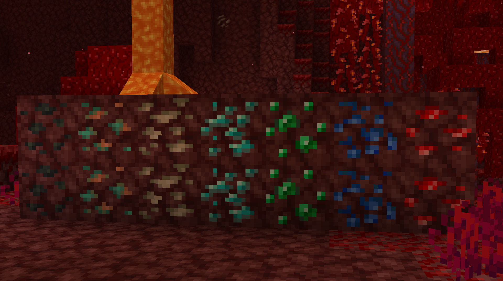 Resource Nether Ores для Minecraft 1.21.10