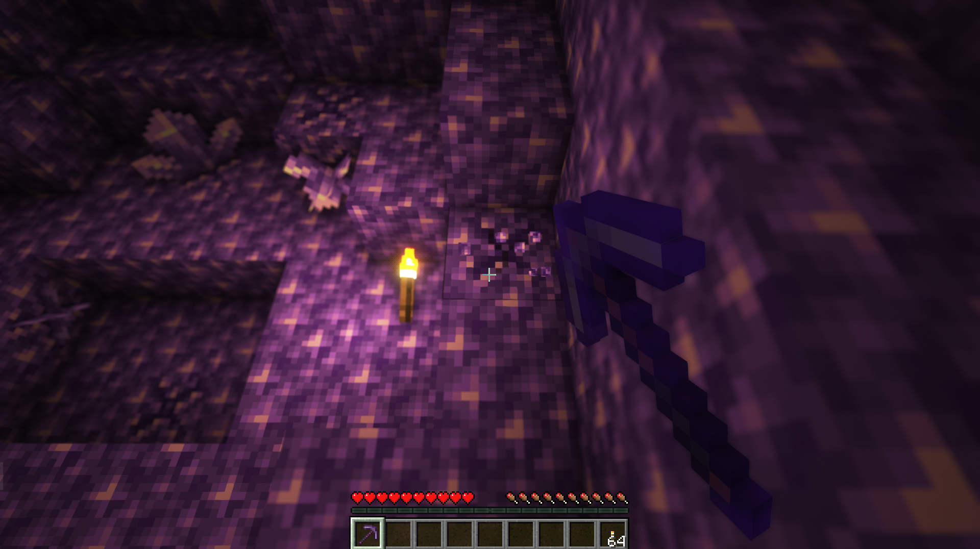Silk Touch Budding Amethyst для Minecraft 1.21.10