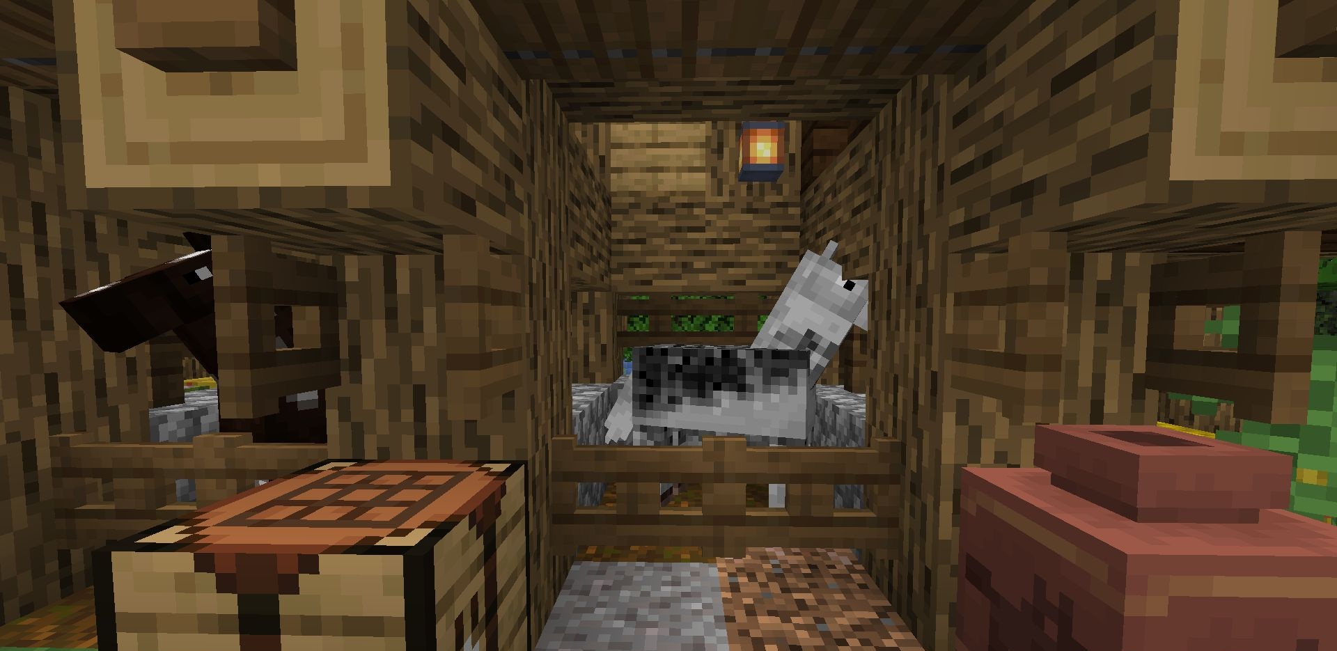 Small Horse Stable for Minecraft 1.21.8