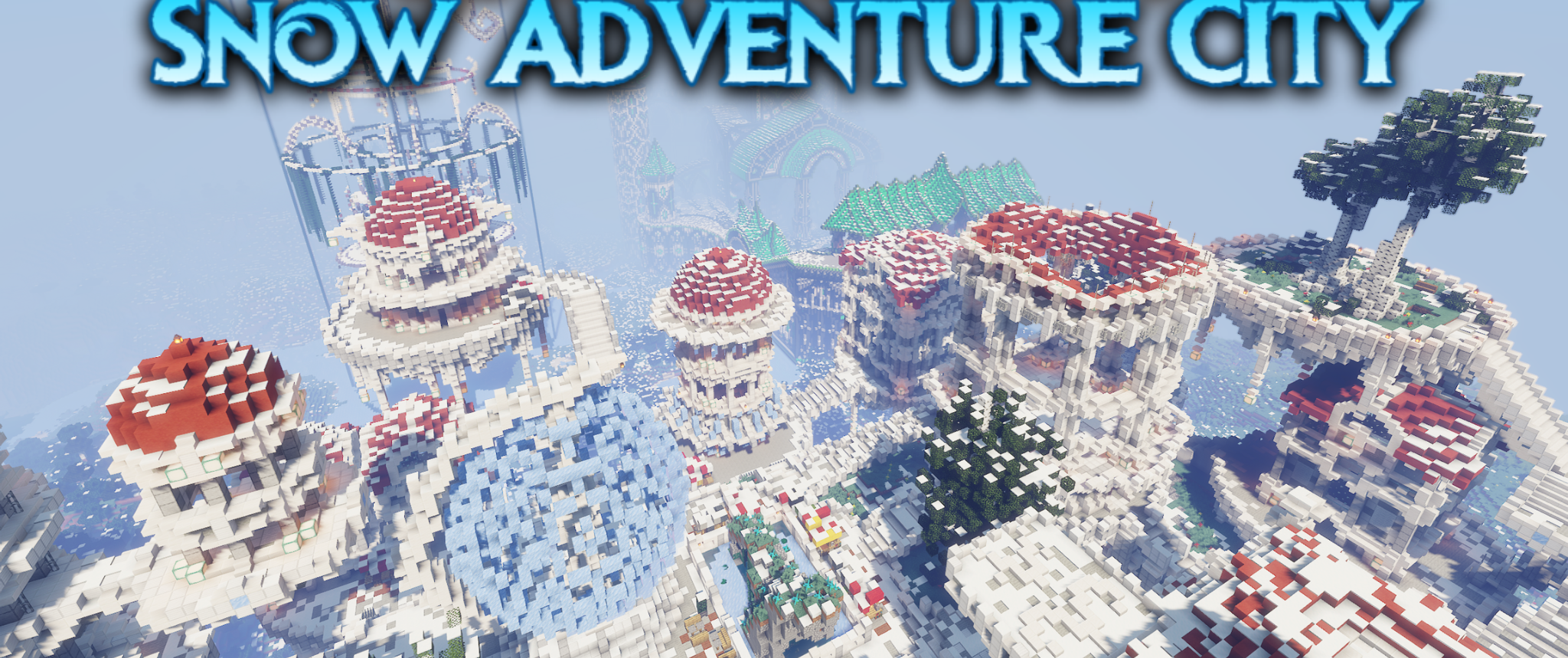 Snow Adventure City | Карта Майнкрафт