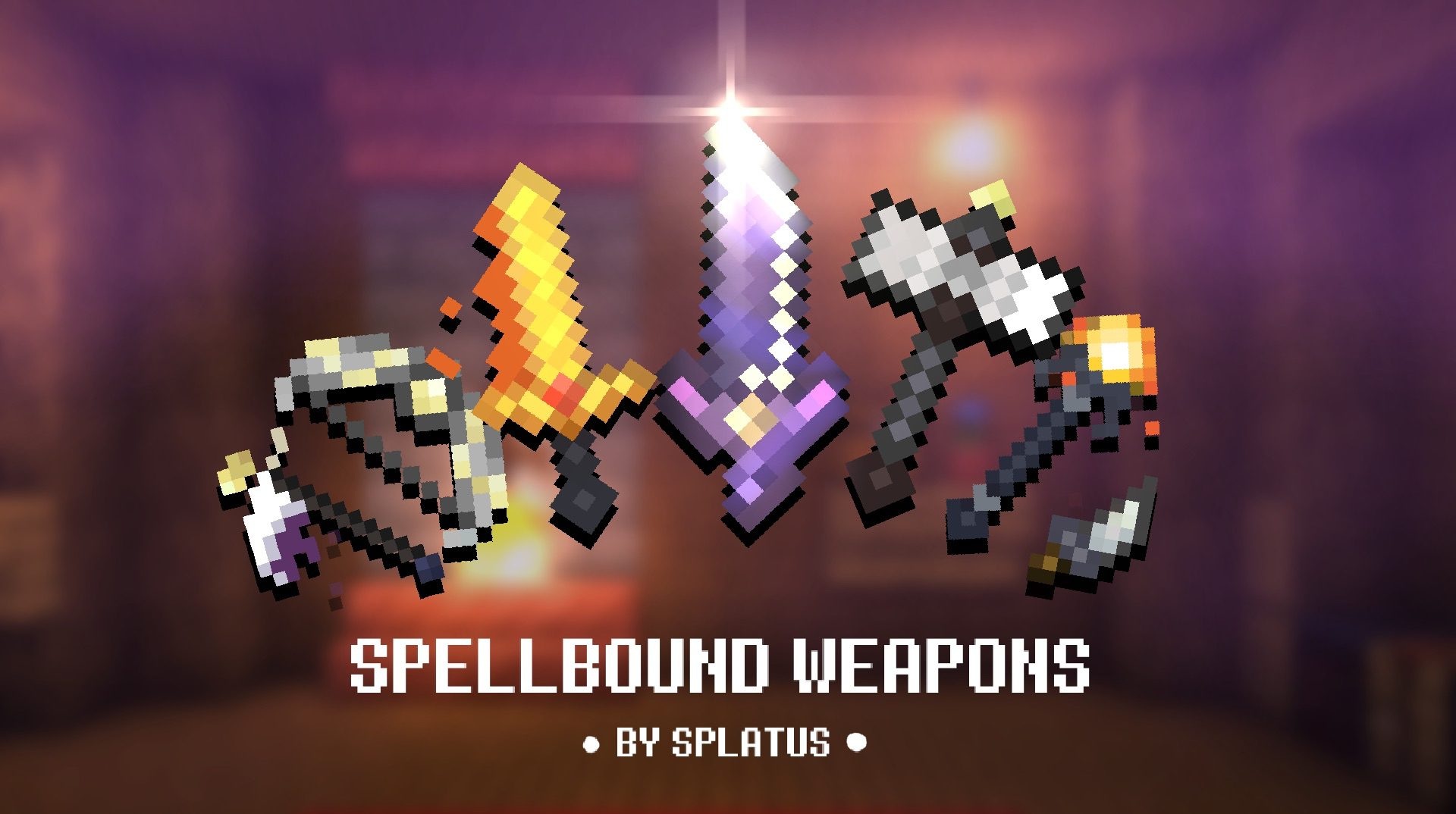 Spellbound Weapons для Minecraft 1.21.10