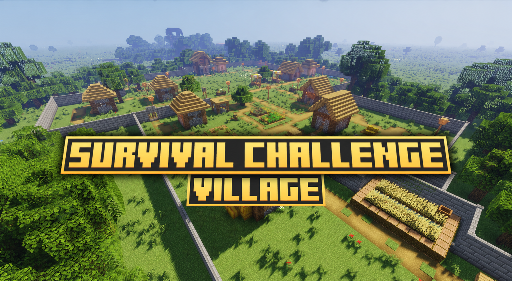 Survival Challenge Village | Карта Майнкрафт