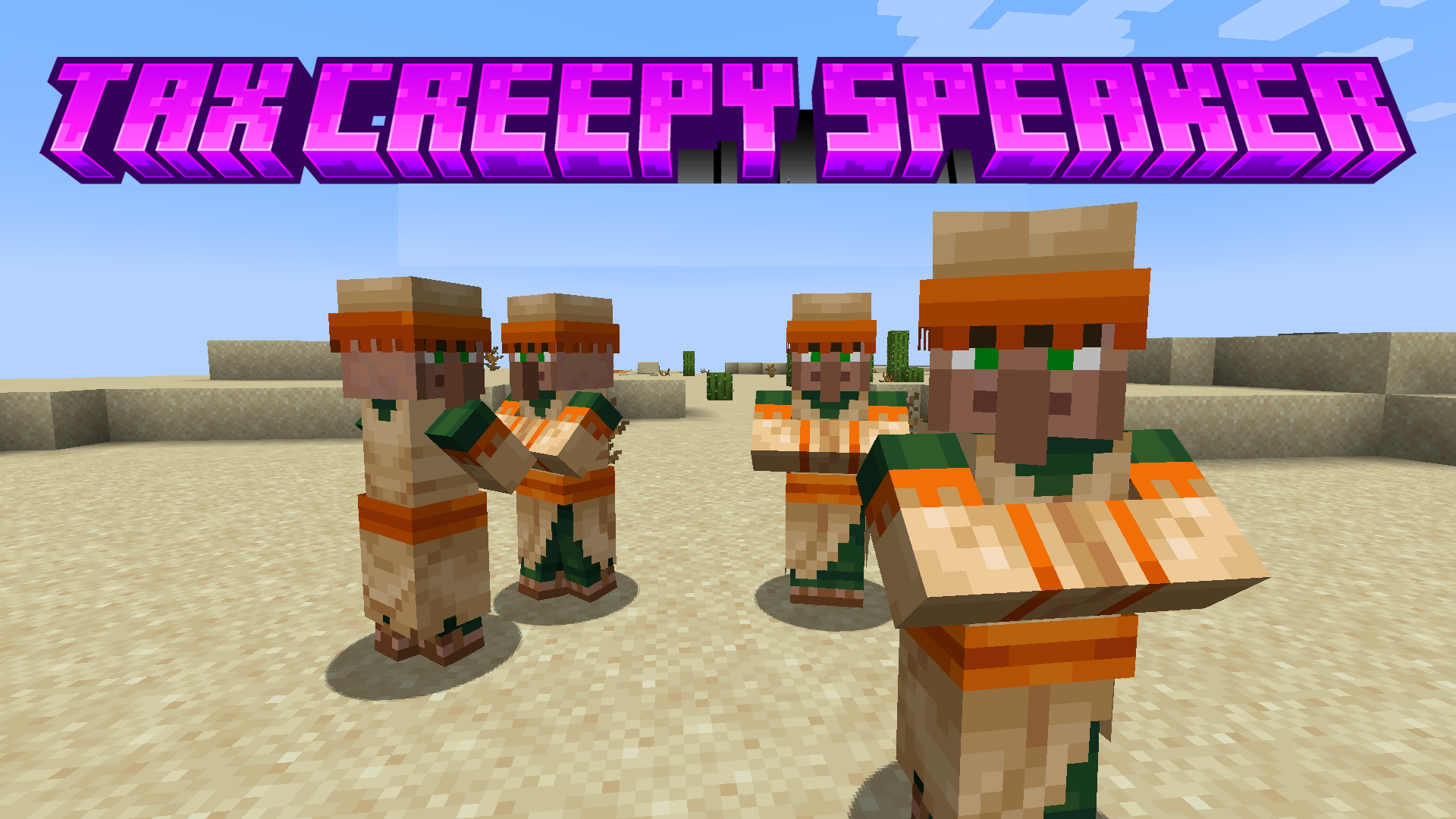 Tax Creepy Speaker for Minecraft 1.21.8