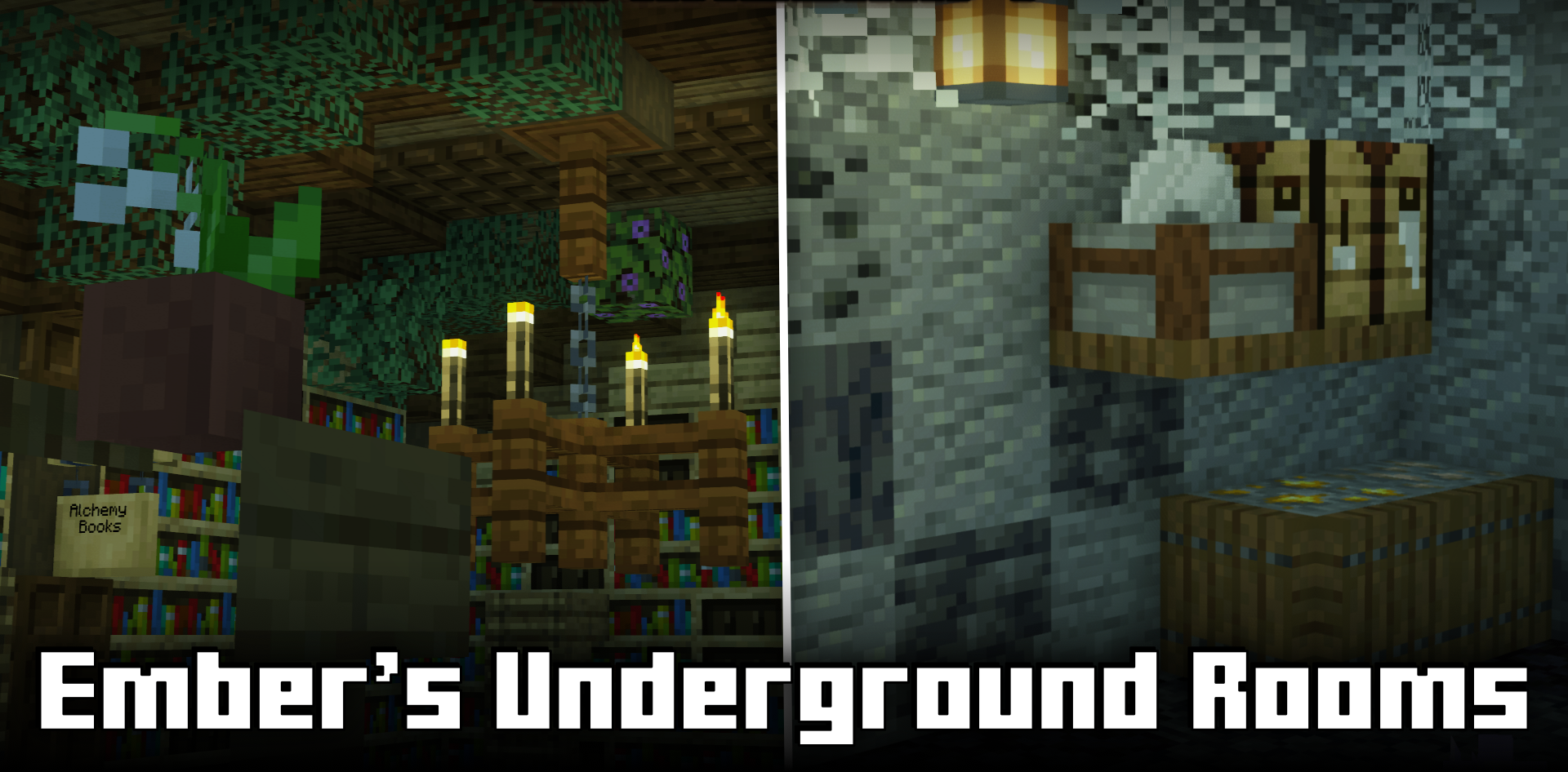 Ember Underground Rooms для Minecraft 1.21.10