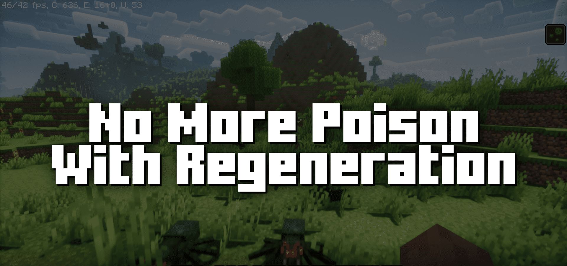 No More Poison with Regeneration для Minecraft 1.21.10