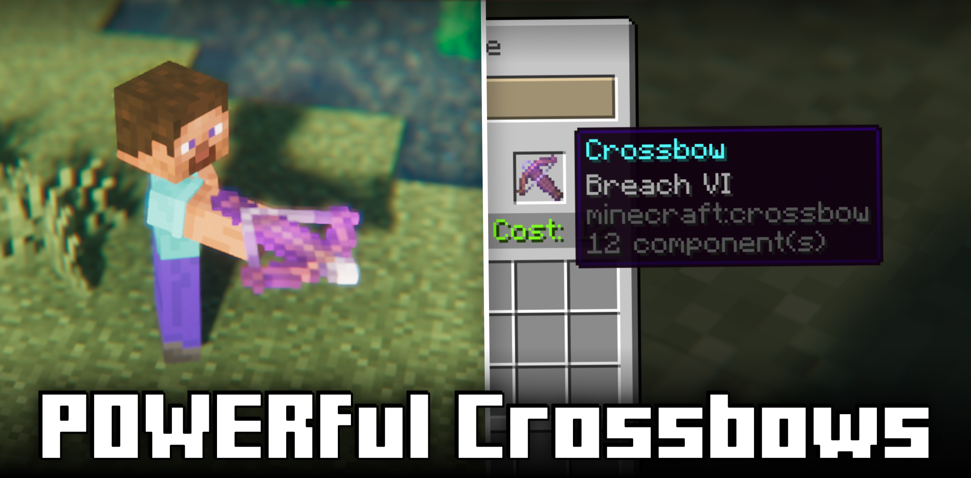 POWERful Crossbows for Minecraft 1.21.8