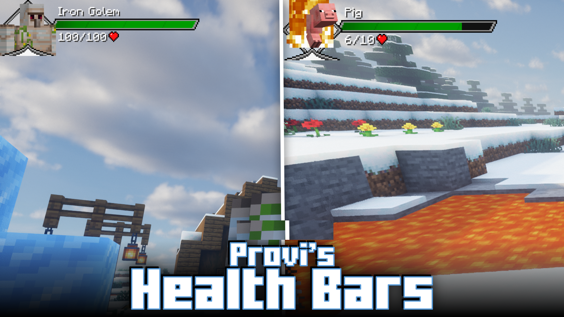 Provi’s Health Bars for Minecraft 1.21.10