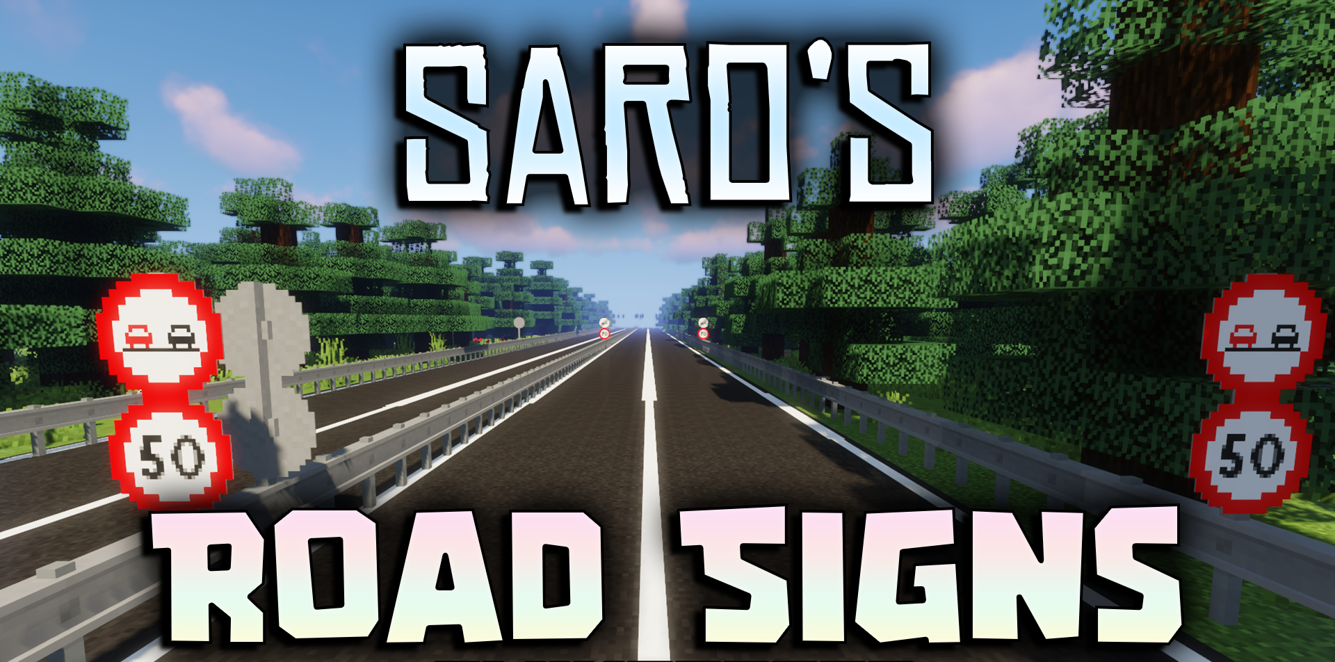 Saros Road Signs for Minecraft 1.19.4
