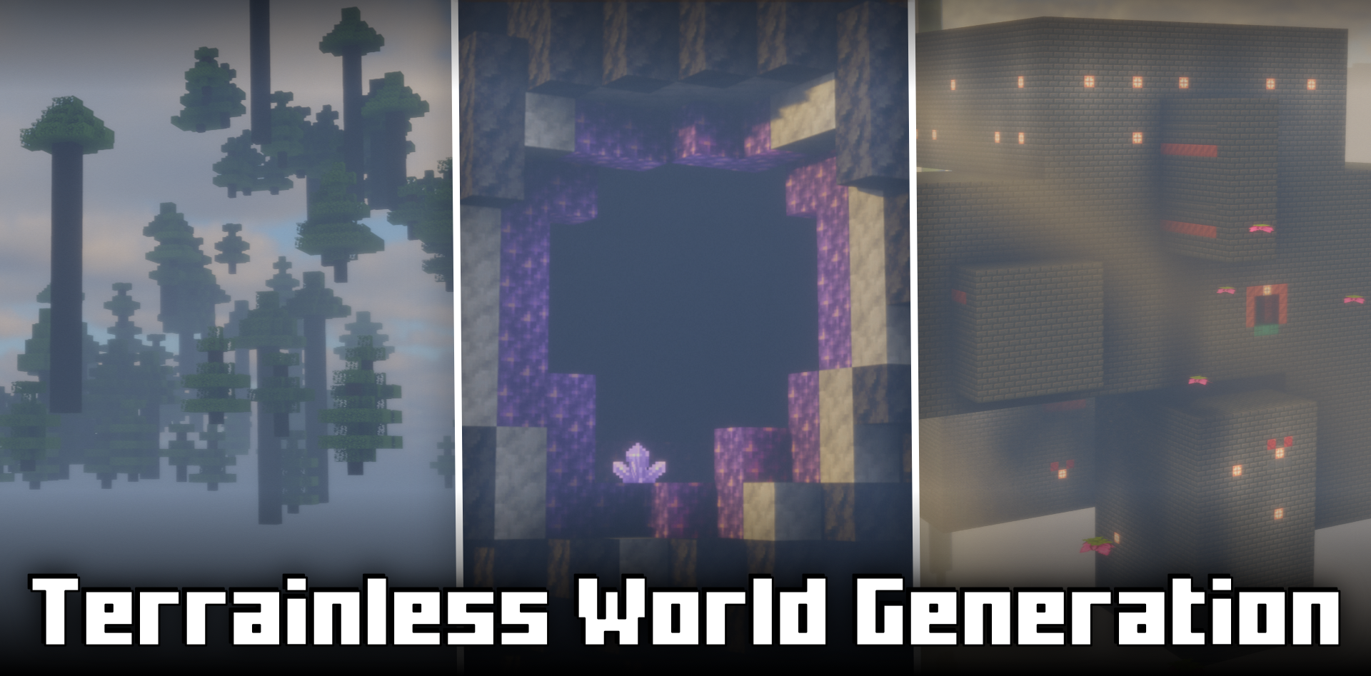 Terrainless World Generation for Minecraft 1.19.4