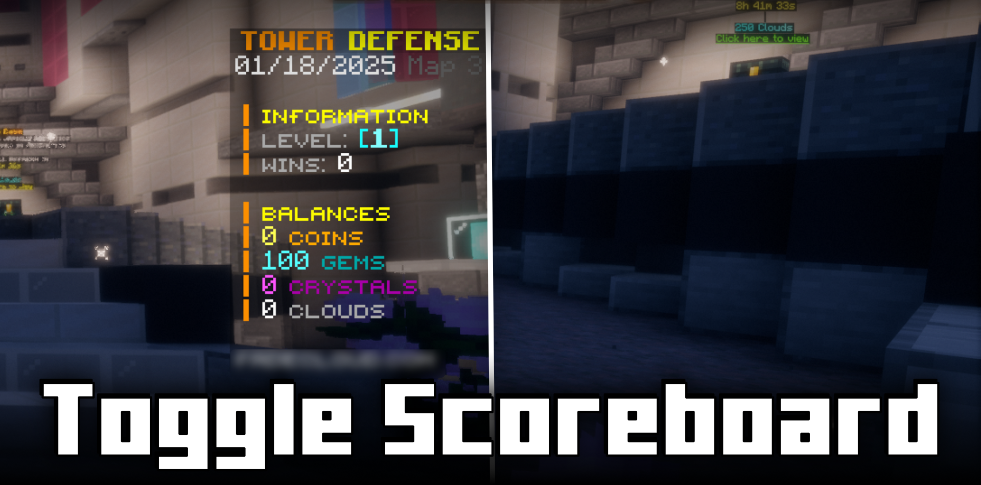 Toggle Scoreboard for Minecraft 1.21.10