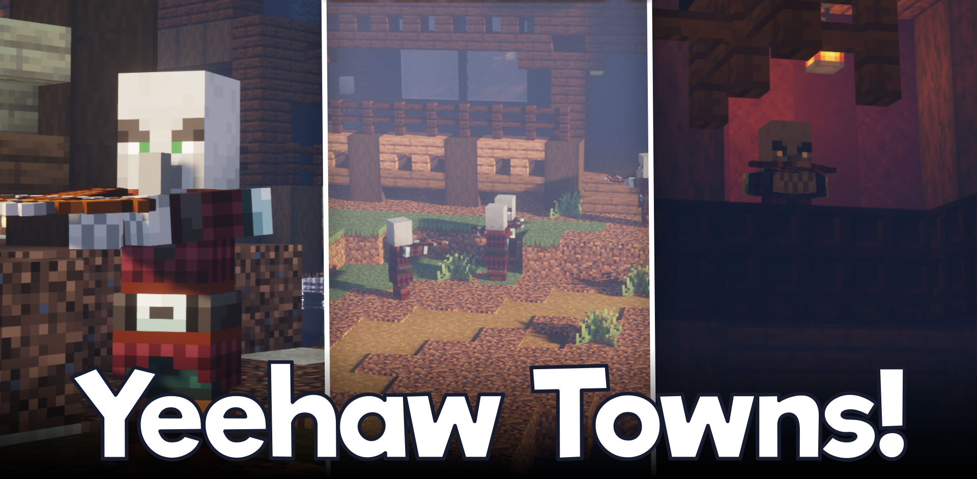 Yeehaw Towns for Minecraft 1.21.10