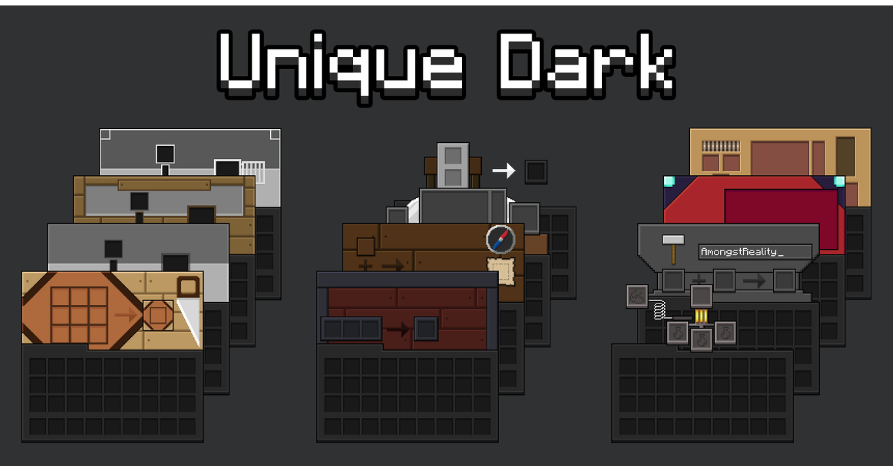 Unique Dark для Майнкрафт 1.21.8