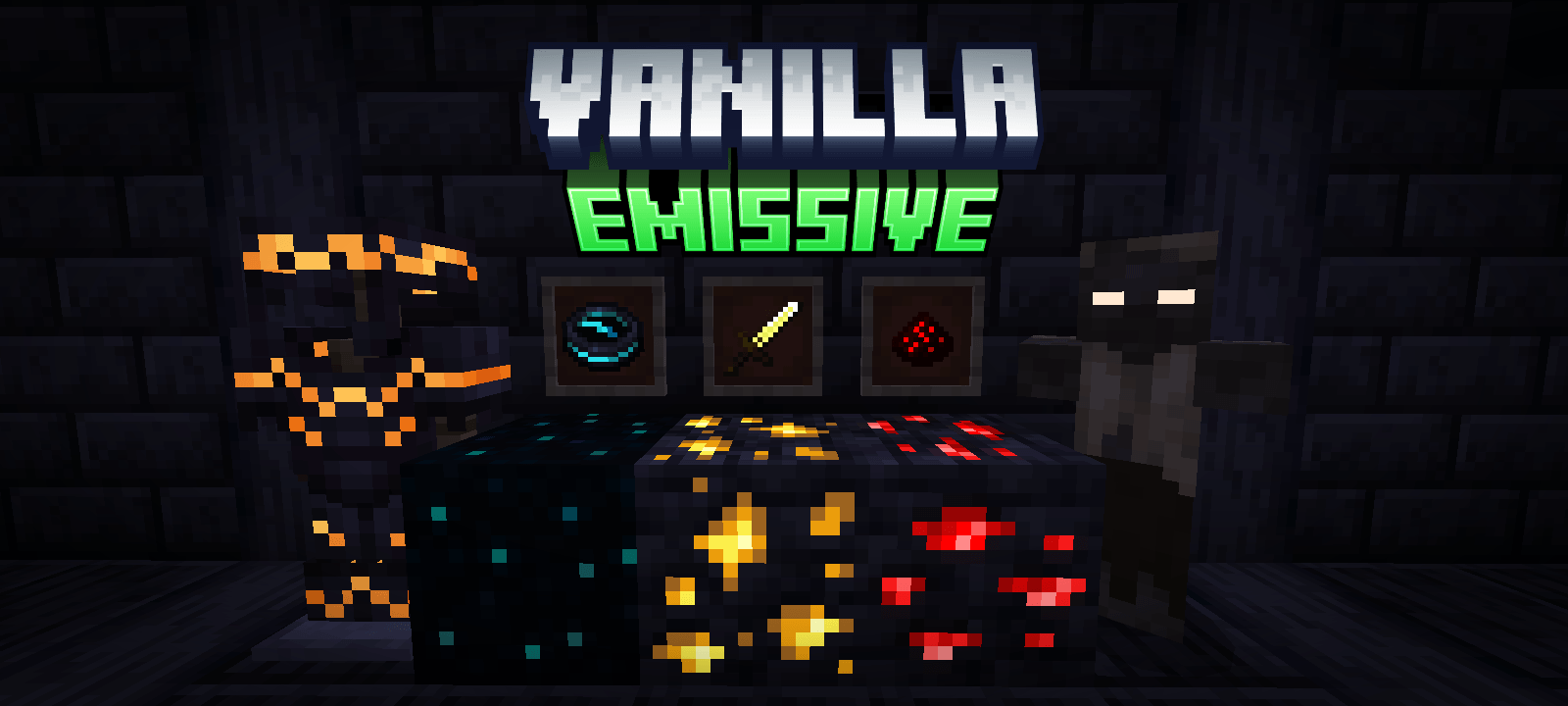 Vanilla Emissive for Minecraft Pocket Edition 1.21