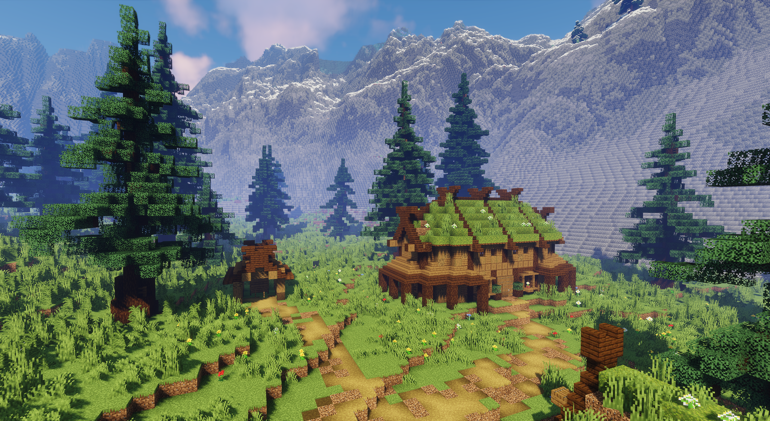 Viking Village In Fjord | Minecraft Map