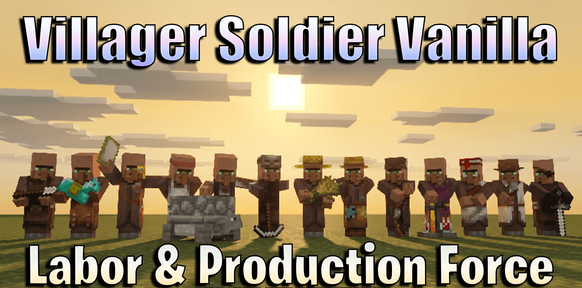 Villager Soldier Vanilla Addon для Minecraft Pocket Edition 26.x