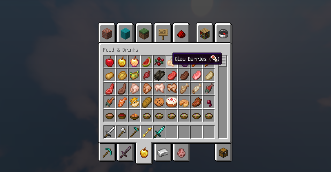 Visible Amount Food for Minecraft 1.21.8