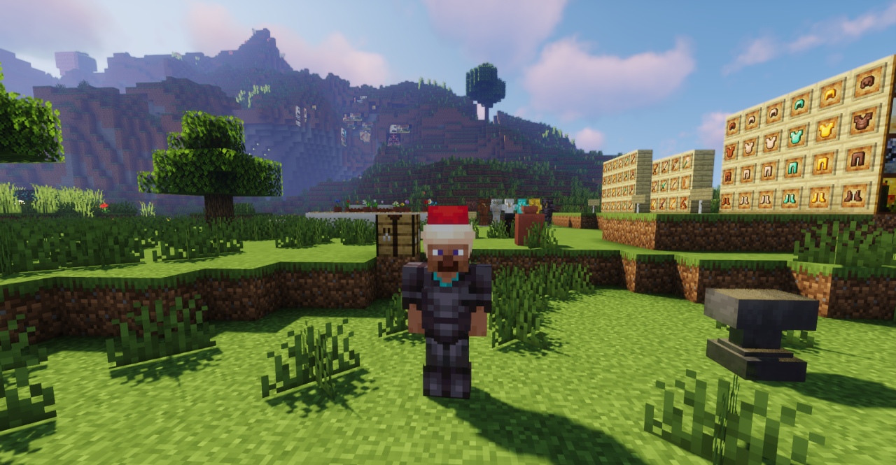 Wearable Christmas Hats for Minecraft 1.21.11