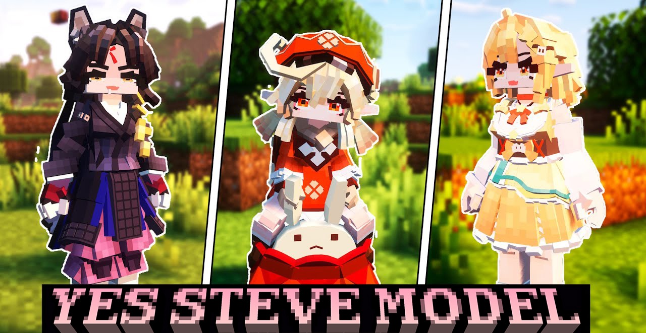 Yes Steve Model for Minecraft 26.1.2